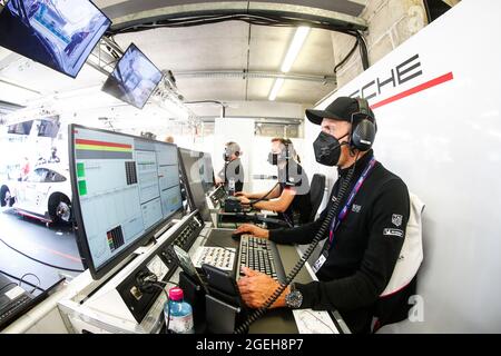 Le Mans, Frankreich. 18th Aug, 2021. Porsche 911 RSR, WeatherTech ...