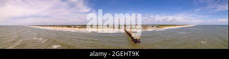 Aerial panorama of St. Augustine, Florida Stock Photo - Alamy