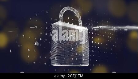 Digital lock with numbers 4k Stock Photo - Alamy