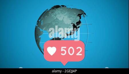 Global social networking 4k Stock Photo - Alamy