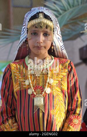 Girl face in Muscat Festival Stock Photo - Alamy