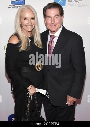 (L-R) Candace Garvey and Steve Garvey arrives at the 21st Annual Harold ...