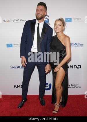 (L-R) Chandler Parsons and Haylee Harrison arrives at the 21st Annual ...