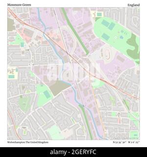 Road Map of Wolverhampton, England Stock Photo - Alamy