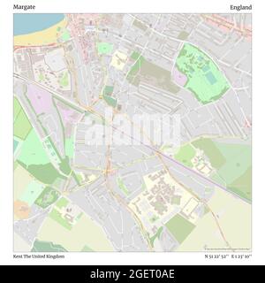 Road Map of Margate, England Stock Photo - Alamy
