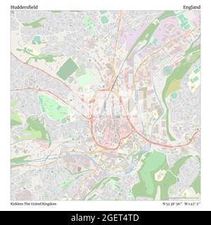 Road Map of Huddersfield,England Stock Photo - Alamy