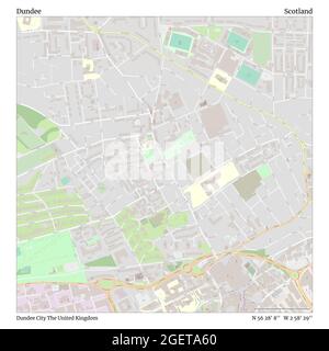 Road Map of Dundee, Scotland Stock Photo - Alamy