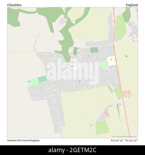 Road Map of Swindon, England Stock Photo - Alamy