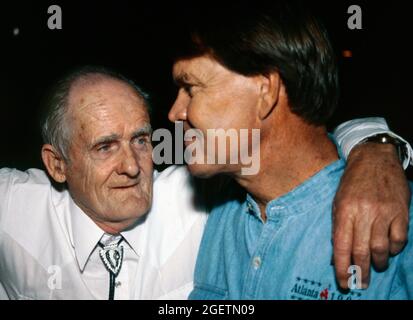 Glen Campbell and his uncle William Eugene "Boo" Campbell share a ...
