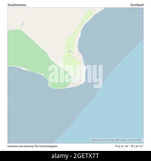 Road Map of Dumfries and Galloway, Scotland Stock Photo - Alamy