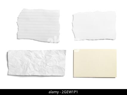 piece of paper note notepad note pad ripped torn tag sign message ...