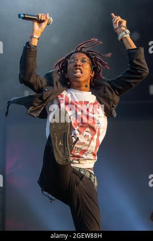 Lil Tecca (Tyler-Justin Anthony Sharpe) during the Day N Vegas Music ...