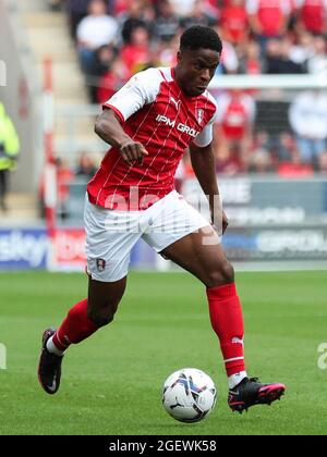 Rotherham United's Wes Harding during the pre-season friendly match at ...