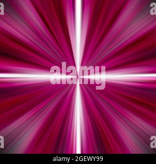 pink rays radiate from or to centre Stock Photo - Alamy