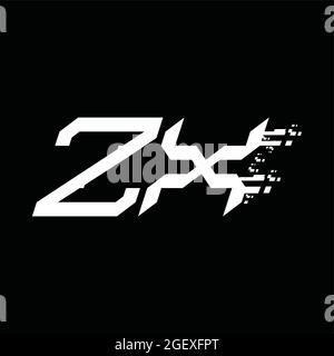 ZX Logo monogram with pillar shape white background design template Stock Vector Image & Art - Alamy