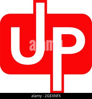 Modern Level Up Typography Logo design. level up text arrow negative ...