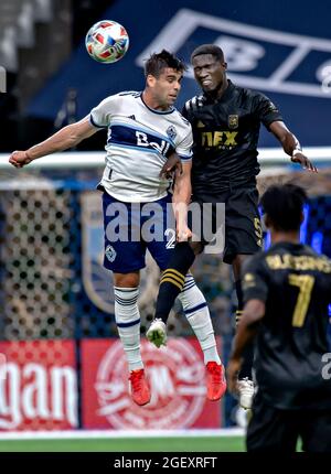 Vancouver Whitecaps' Brian White in action during the first half of an ...
