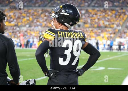 August 21st, 2021: Minkah Fitzpatrick #39 during the Pittsburgh ...
