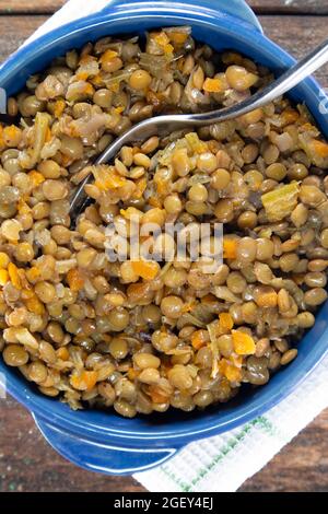 Photographic representation of the completely vegan lentil-based sauce ...