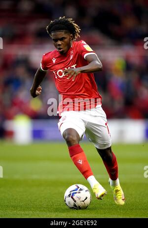 Nottingham Forest's Alex Mighten during the Sky Bet Championship match ...