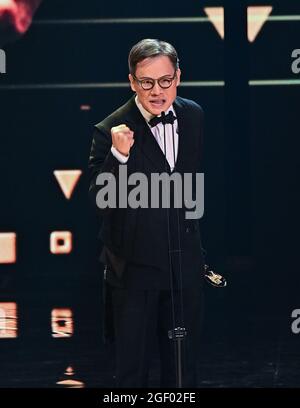 Taiwan singer Lo Ta-yu performs during his concert in Chengdu in ...