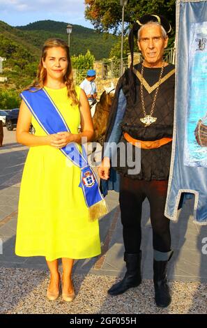 Seborga, Italy - August 20, 2021: Principality of Seborga, national Day ...