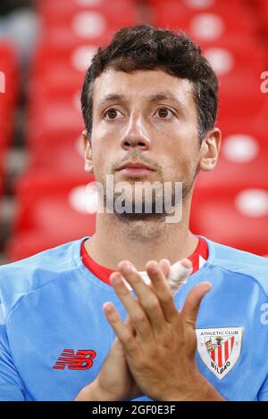 Mikel Vesga of Athletic Club de Bilbao at the end of the match during ...