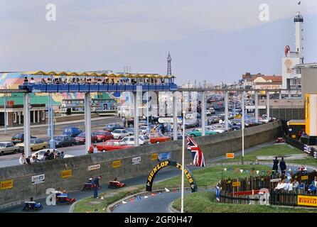 The Monorail at Blackpool Pleasure Beach, Blackpool, Lancashire ...