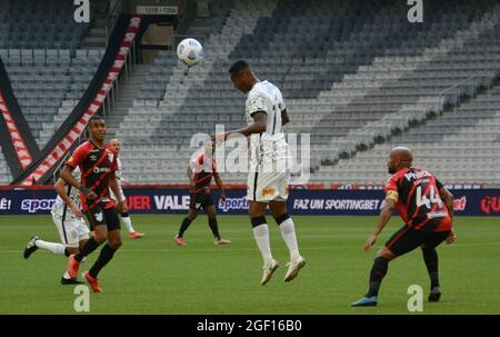 Curitiba, Brazil. 22nd Aug, 2021. Plate with irrigation in front during ...