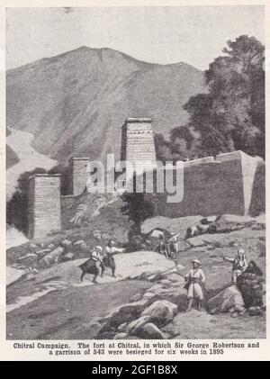 Chitral Fort at Khyber Pakhtunkhwa in Pakistan Stock Photo - Alamy