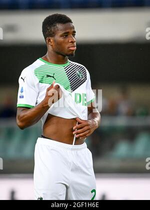 Hamed Traore (Sassuolo) during Hellas Verona FC vs US Sassuolo, Italian ...