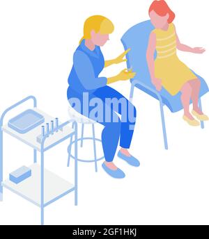 influenza virus isometric icon vector isolated illustration Stock ...