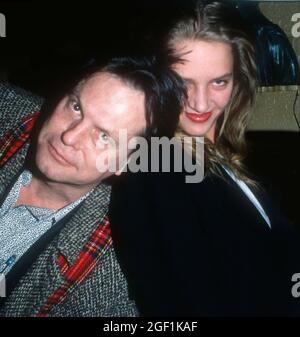 Terry Gilliam and Uma Thurman 1985 Photo By John Barrett/PHOTOlink ...