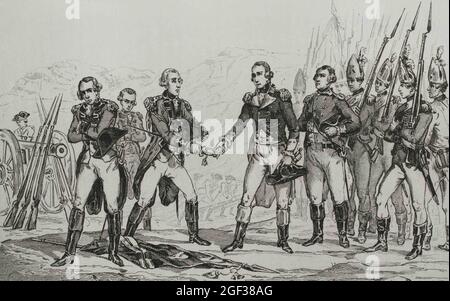 American Revolution. British General John Burgoyne's surrender after ...