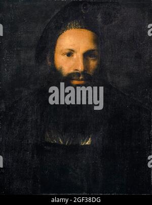 portrait of Pietro Aretino, 1492 - 1556, an Italian writer and poet of ...