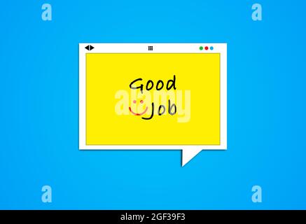Good Job Concept Stock Photo - Alamy