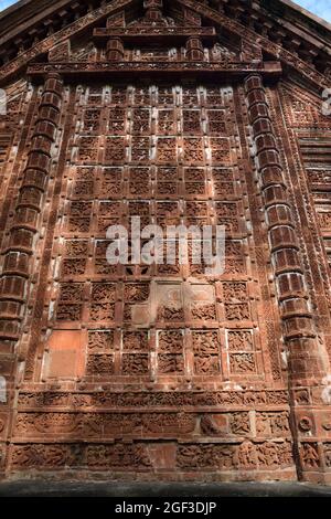 Jor Bangla also known as Kesta Rai temple (north-western view) was ...