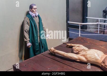 Interior of the Museum of Art of Lima (Museo de Arte de Lima), Palacio ...