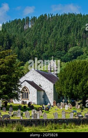 St Michael and All Saints Church, Talley, Wales Stock Photo - Alamy