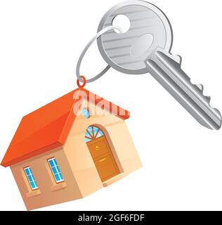 House turnkey icon vector. Isolated contour symbol illustration Stock ...
