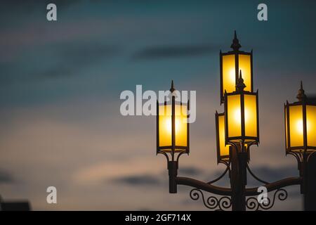 Decorative streetlights of the city of Tokyo Stock Photo - Alamy
