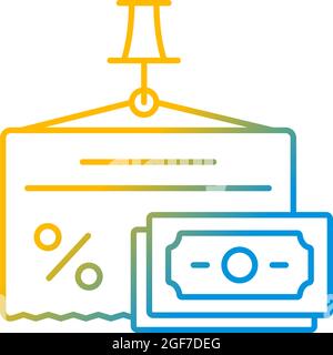Fixed expenses linear icon Stock Vector Image & Art - Alamy
