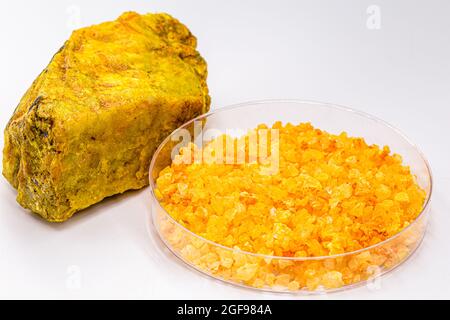 Uranyl nitrate or uranium is a yellow water-soluble uranium salt ...