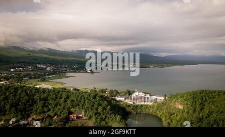 Aerial view of Zemplinska Sirava reservoir in Slovakia Stock Photo - Alamy