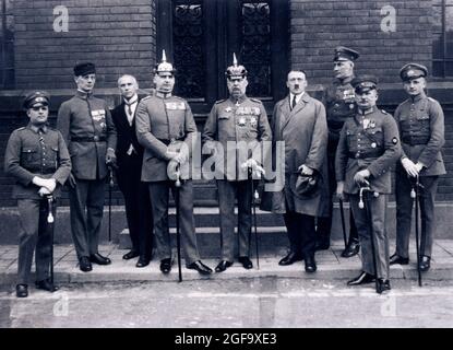 Beer Hall Putsch 1923, trial at People's Court, Munich 1, opening ...