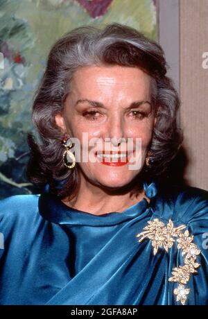 Jane Russell February 1990 Credit: Ralph Dominguez/MediaPunch Stock ...