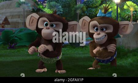 MADAGASCAR: A LITTLE WILD, from left: Marty (voice: Amir O'Neil), Alex ...