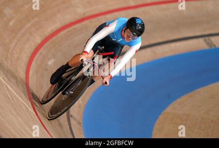 Canada’s Keely Shaw in action in the Women's C4 3000m Individual ...