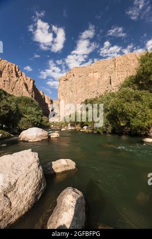 Boragh Canyon, highland of Zagros mountains, Tang-e Boraq, Fars ...