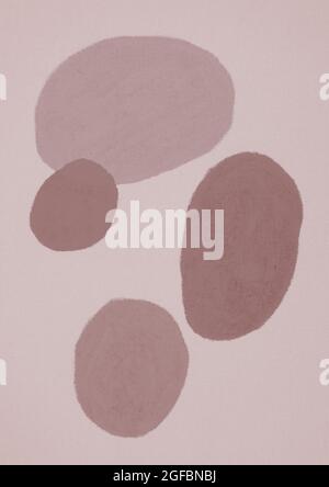 Organic geometric abstract art, texture, earth tones, circles ...